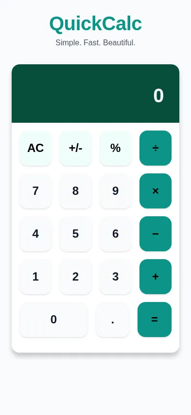 QuickCalc Tool