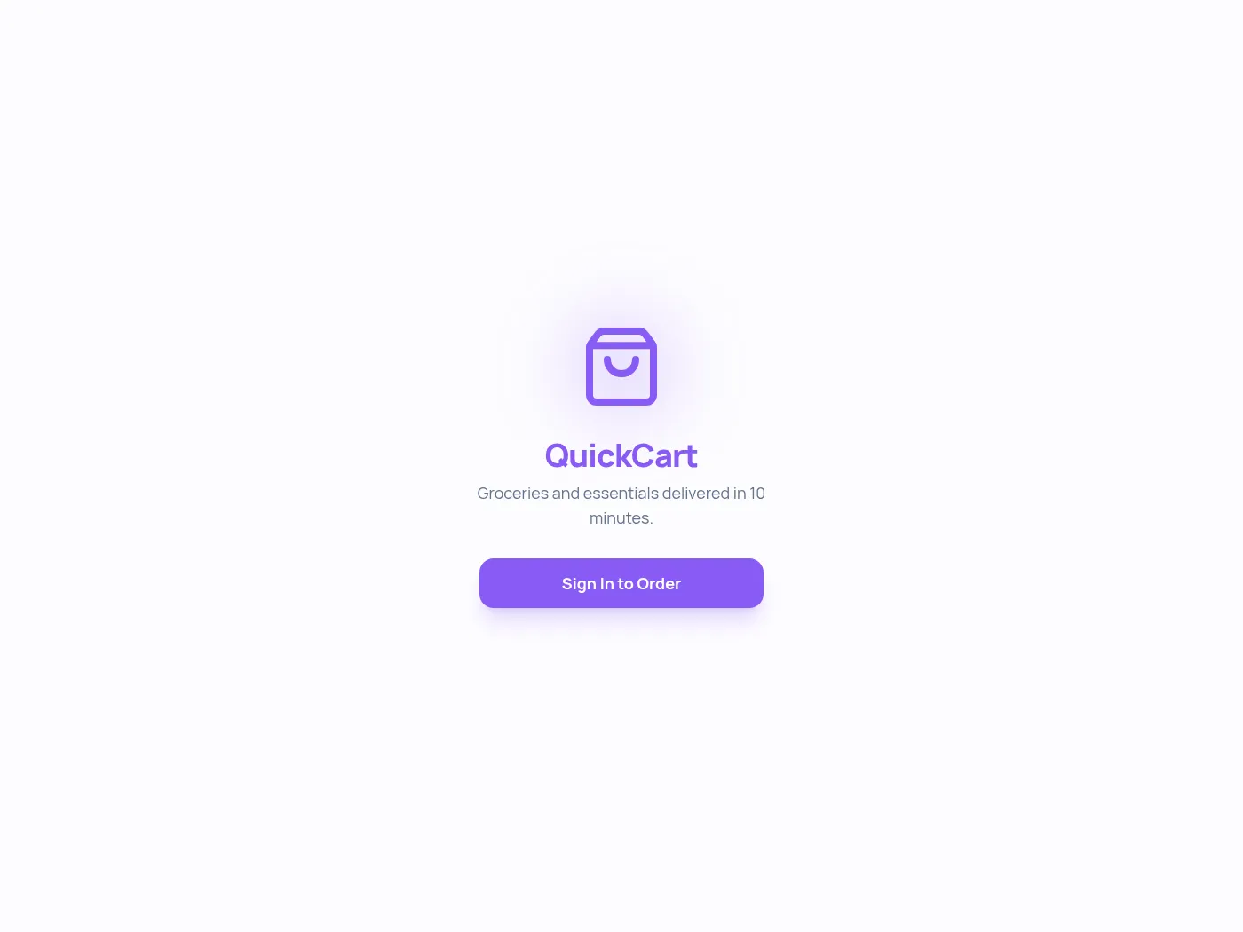 QuickCart Delivery App