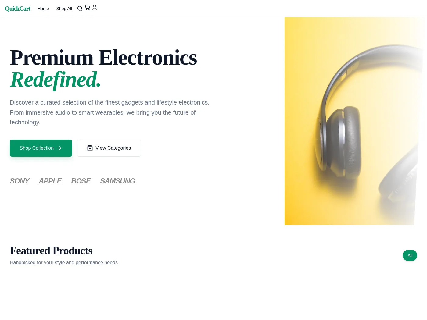 QuickCart E-Commerce