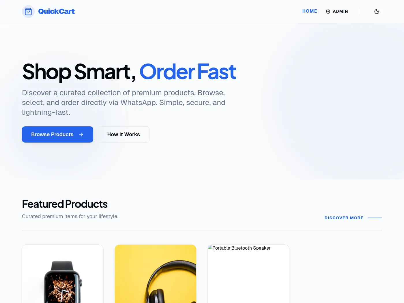 QuickCart Marketplace
