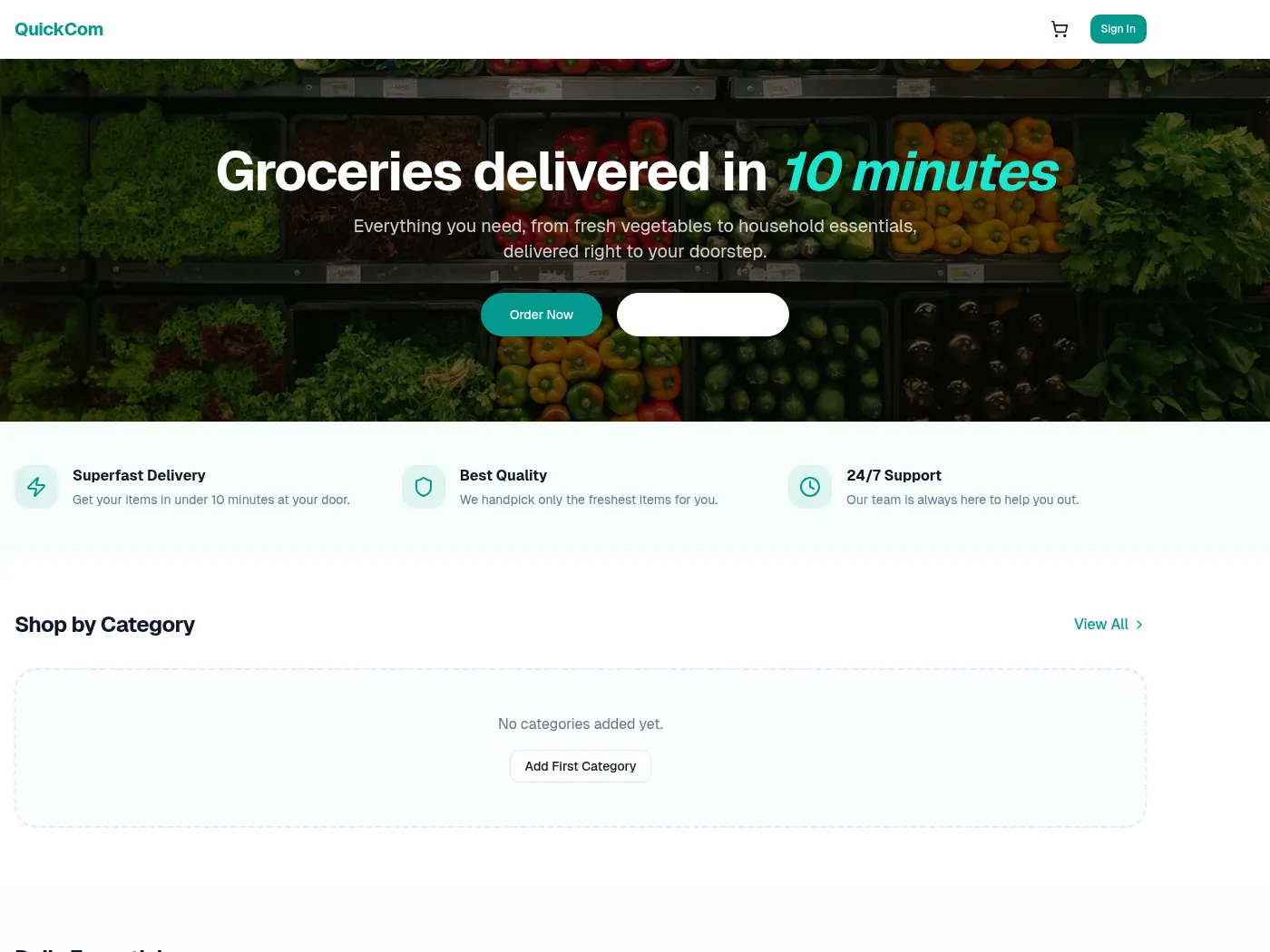 QuickCom Dashboard