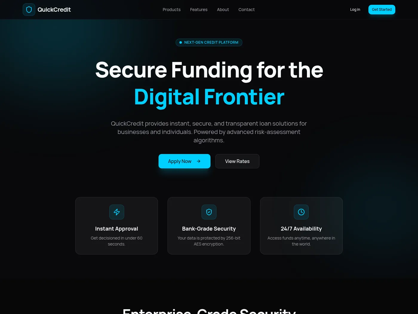 QuickCredit Web Portal