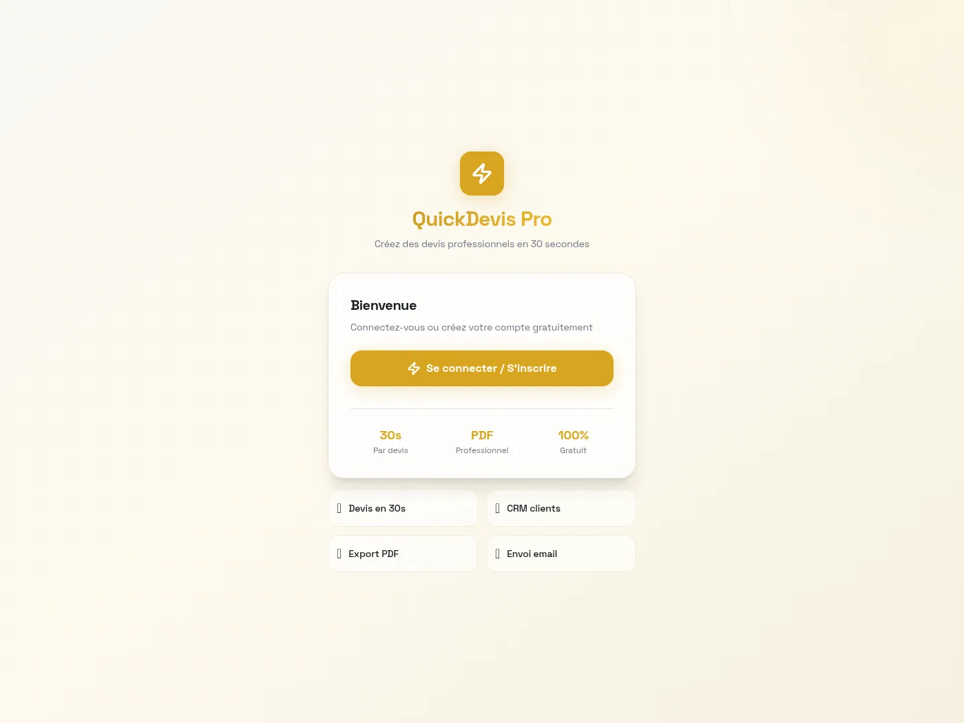 QuickDevis Pro