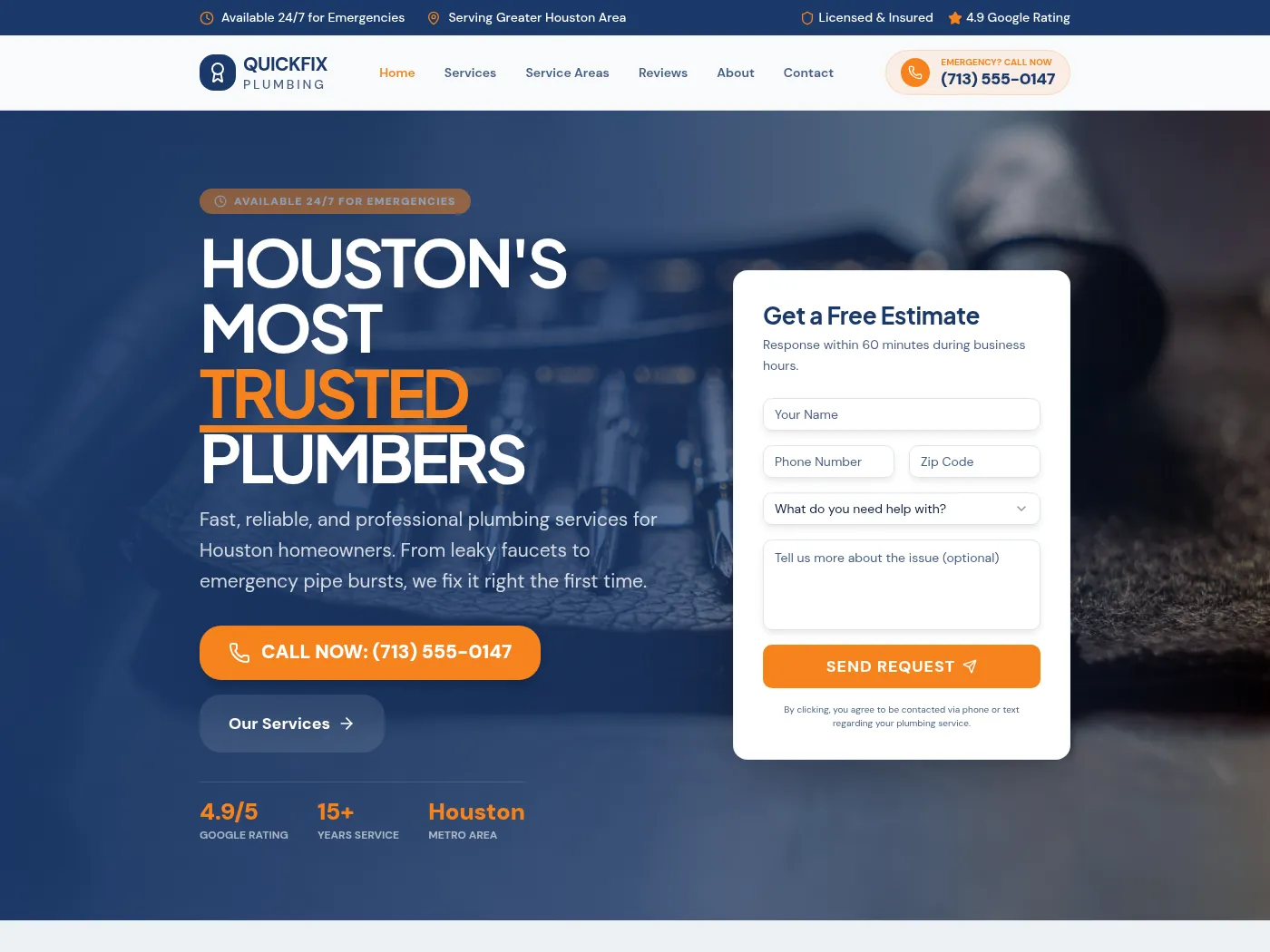 QuickFix Plumbing Site