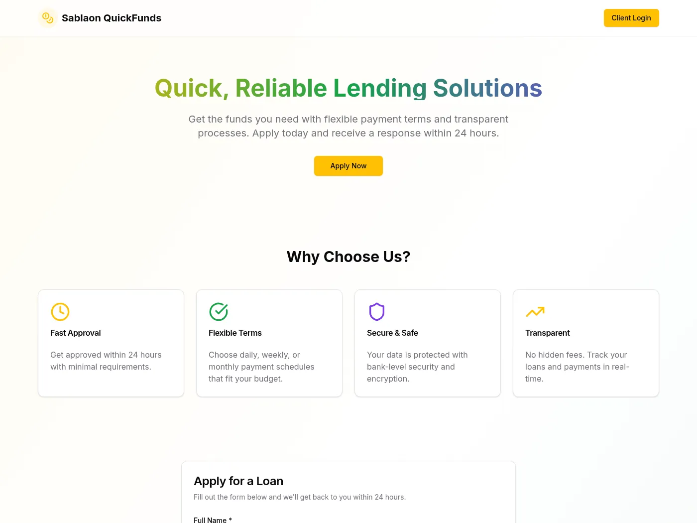 Sablaon QuickFunds