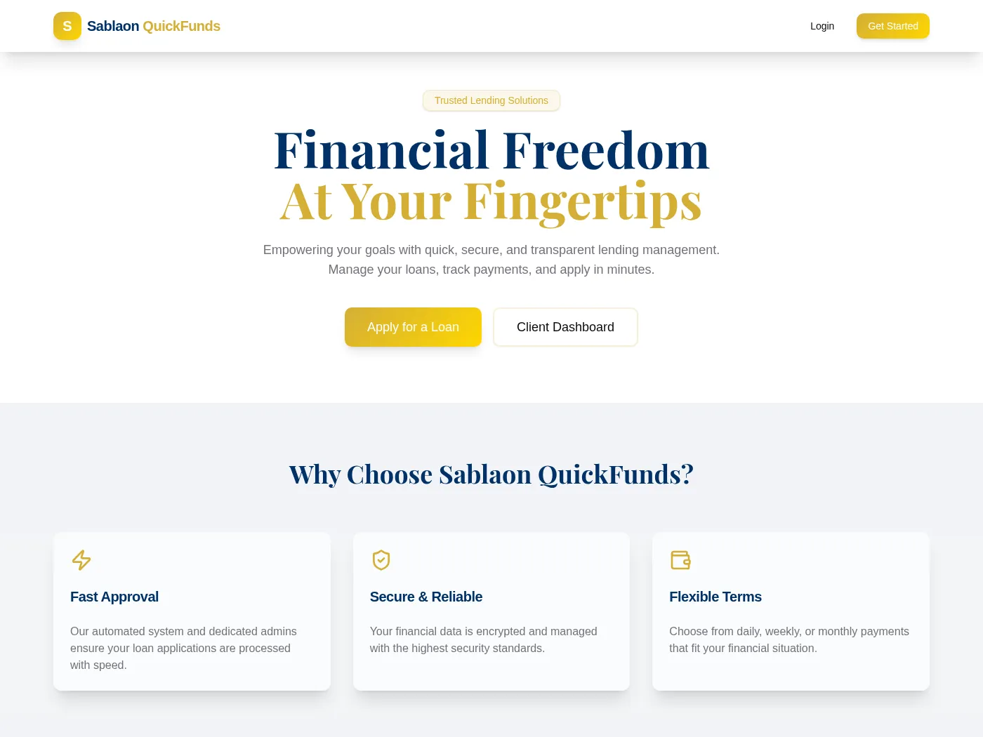 Sablaon QuickFunds Suite