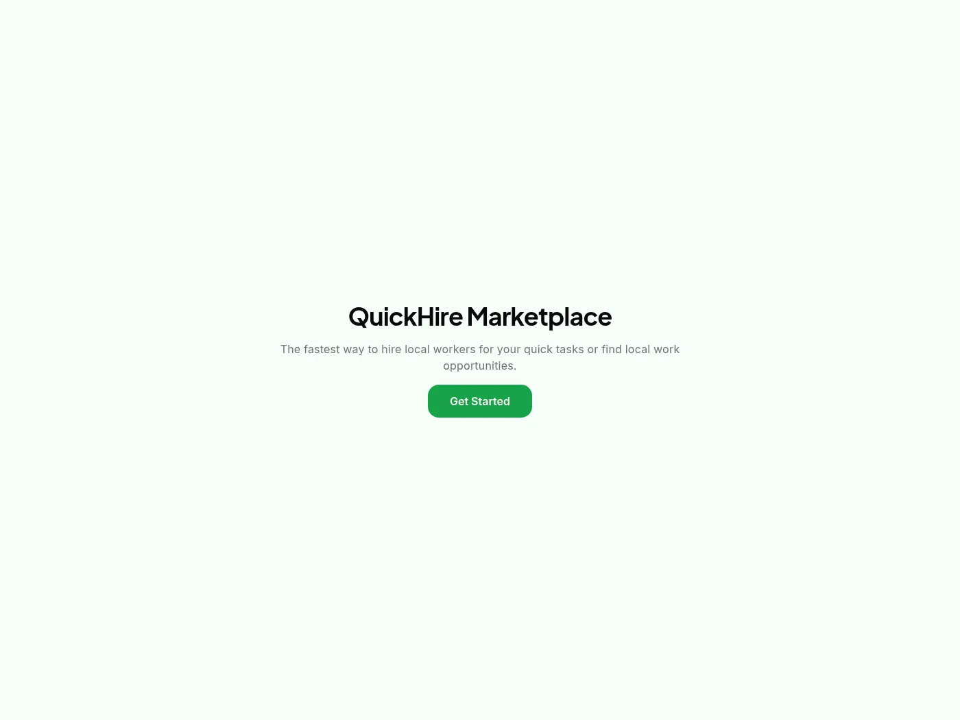 QuickHire Marketplace
