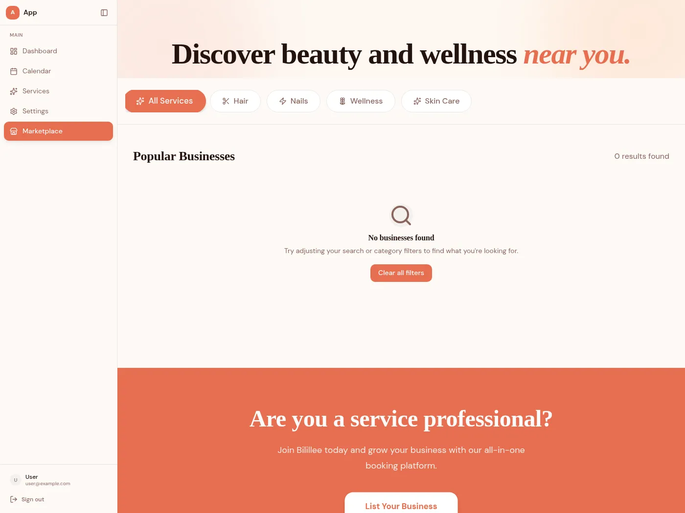 QuickLaunch Web App