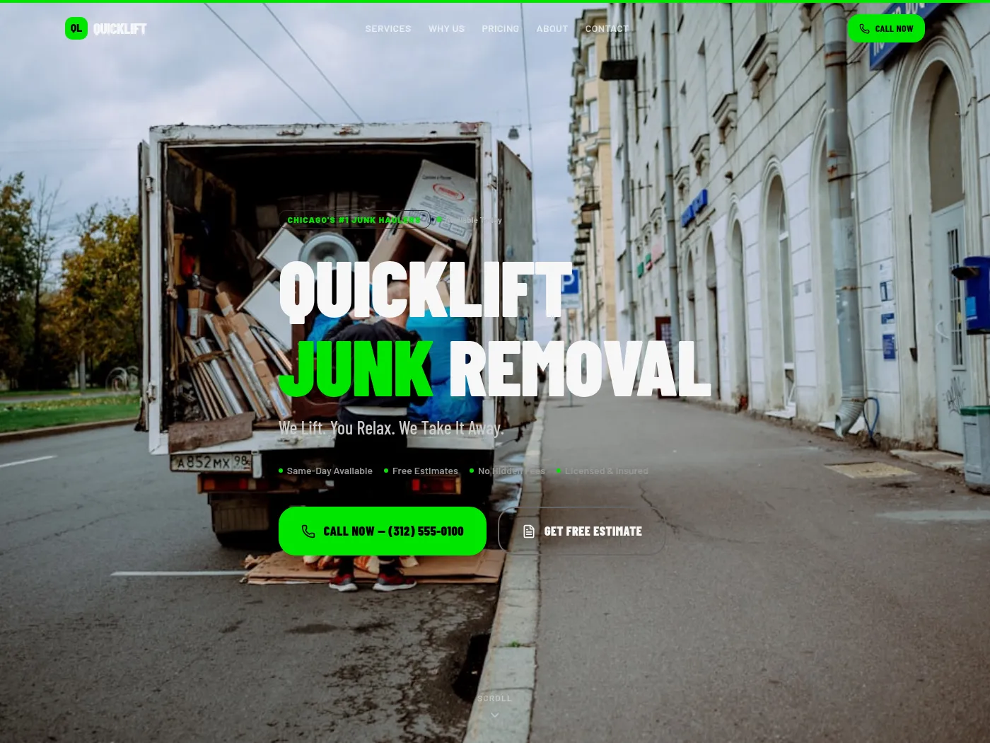 QuickLift Junk Removal Site