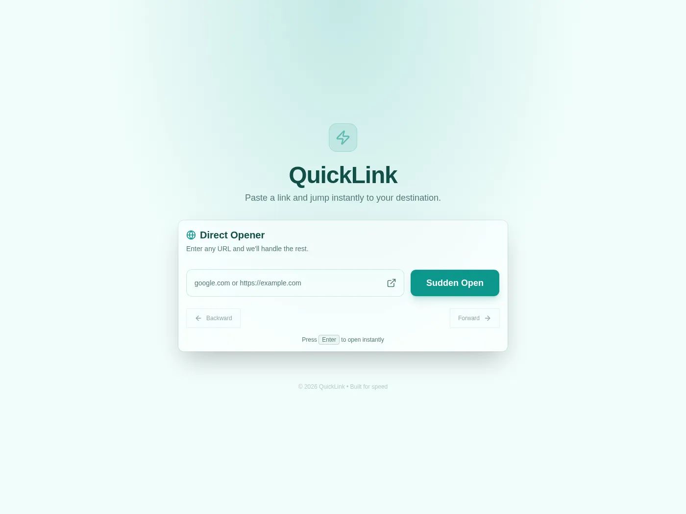 QuickLink Opener