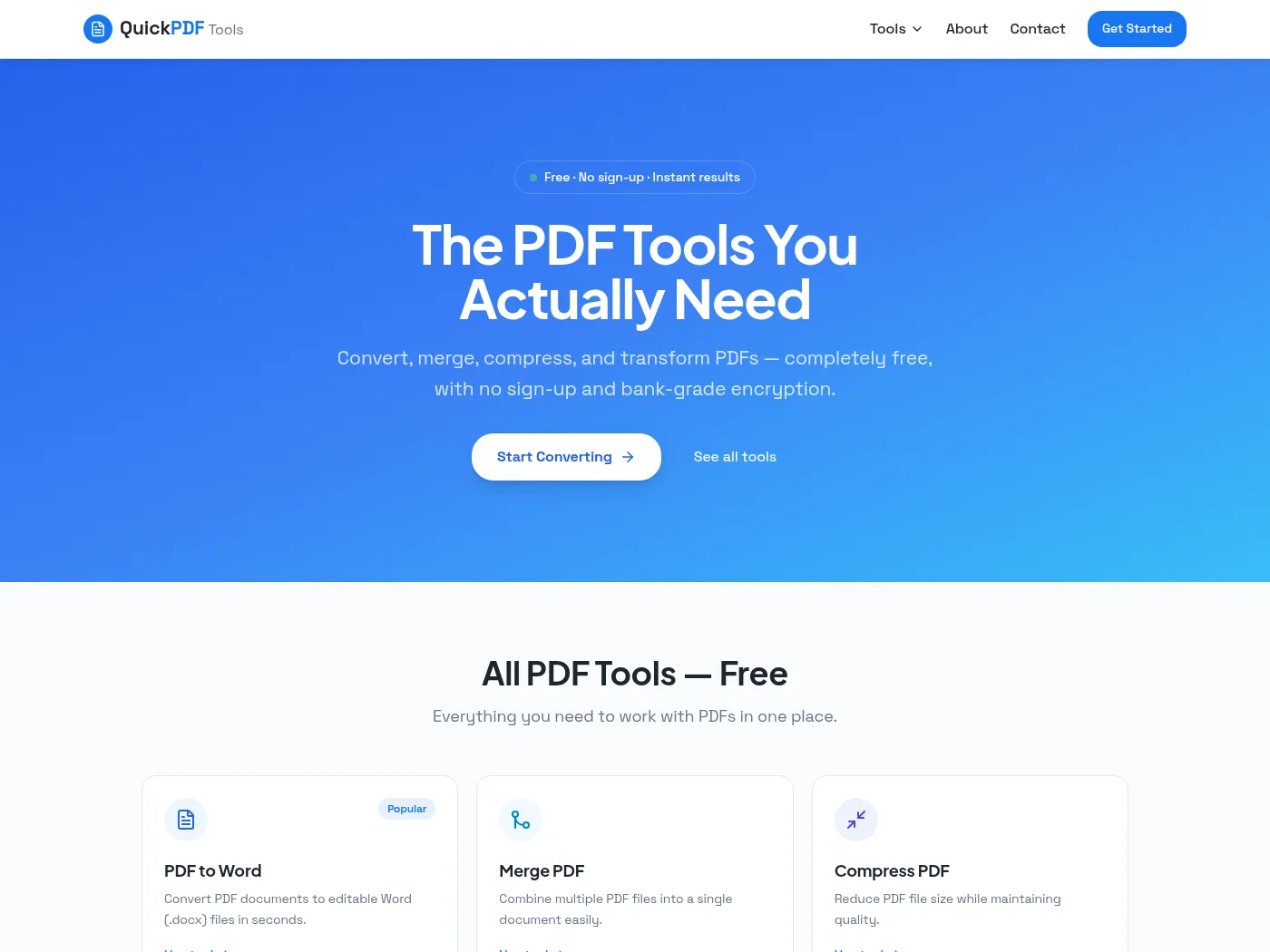 QuickPDF Tools