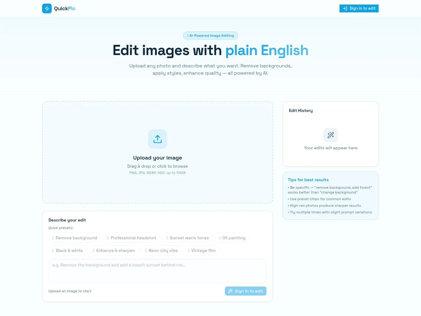 QuickPic Editor