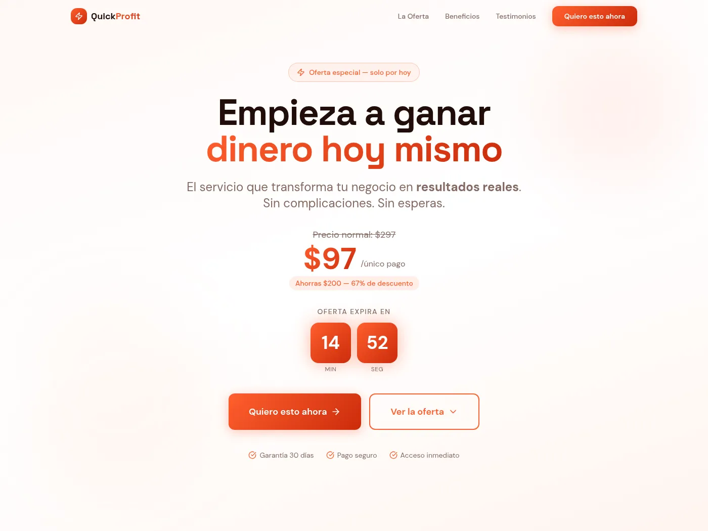 QuickProfit Site