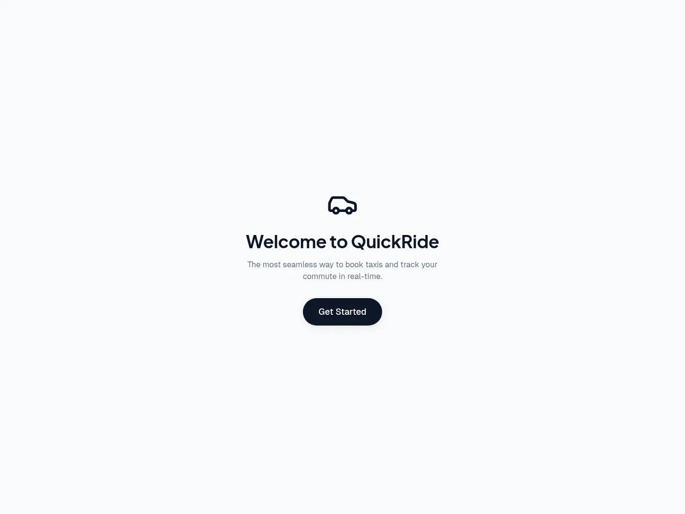 QuickRide Booking App