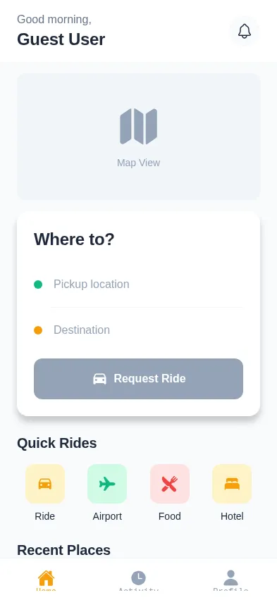 QuickRide Taxi Service