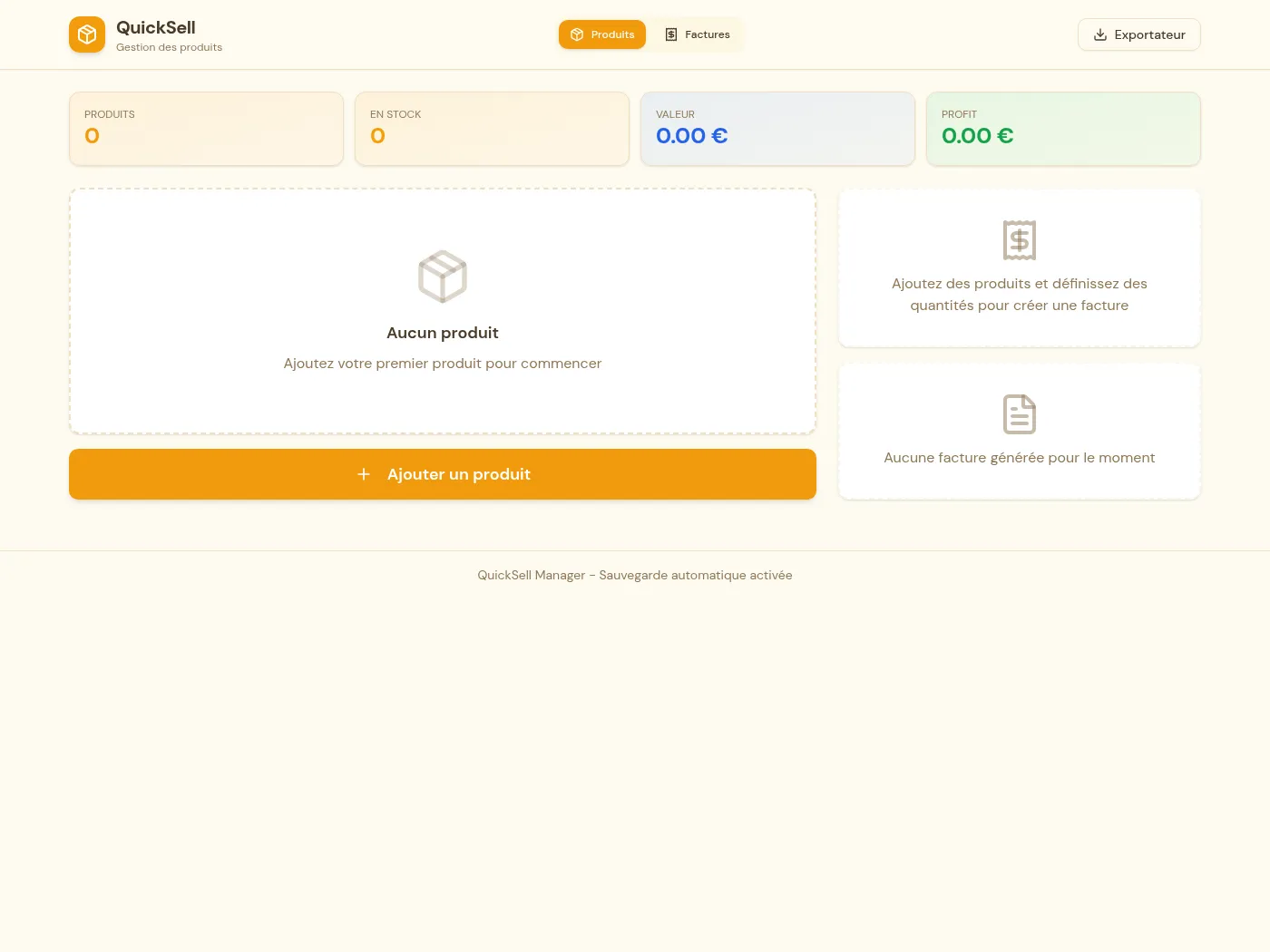 Commande APP