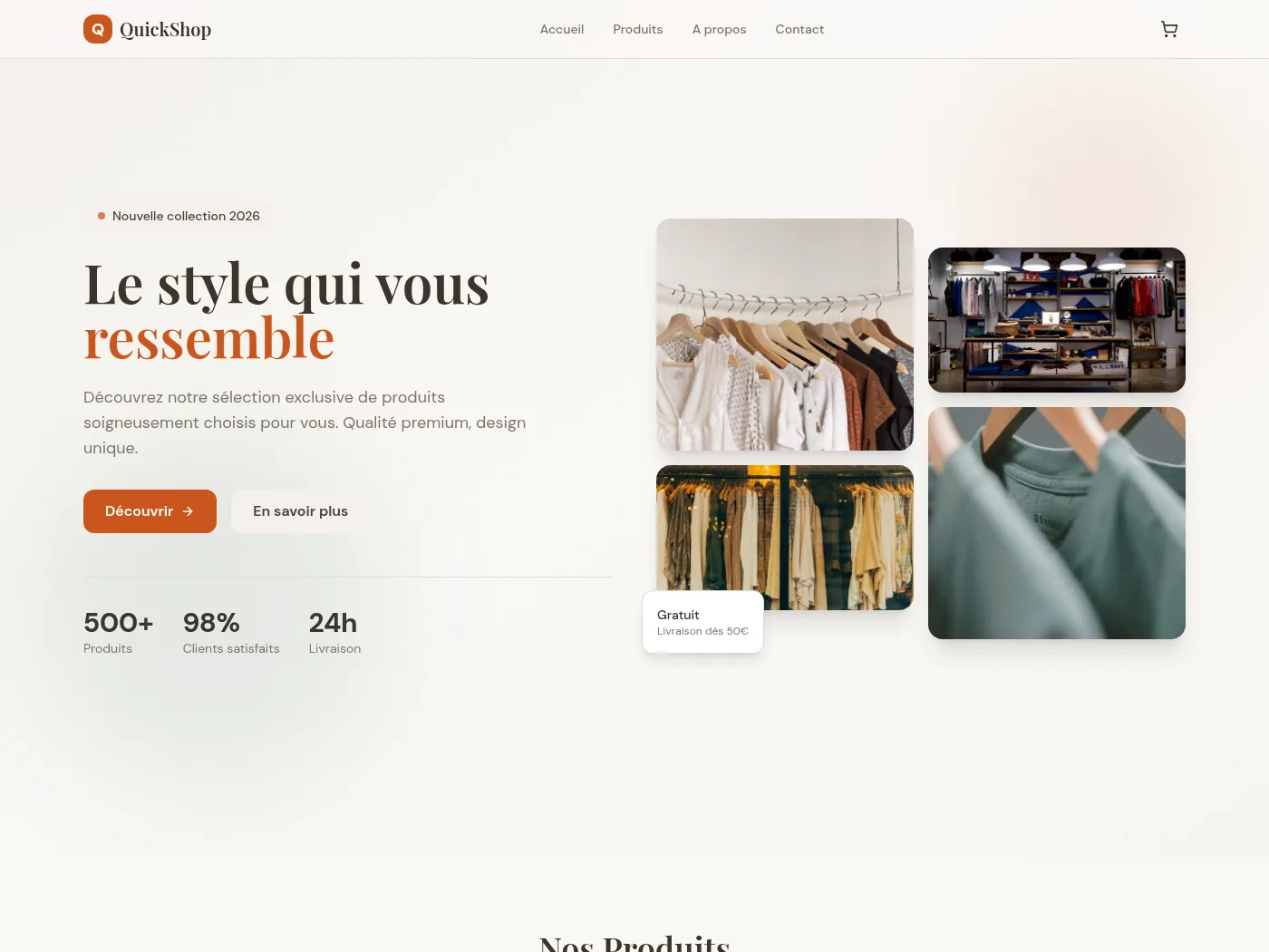 QuickShop Online Store
