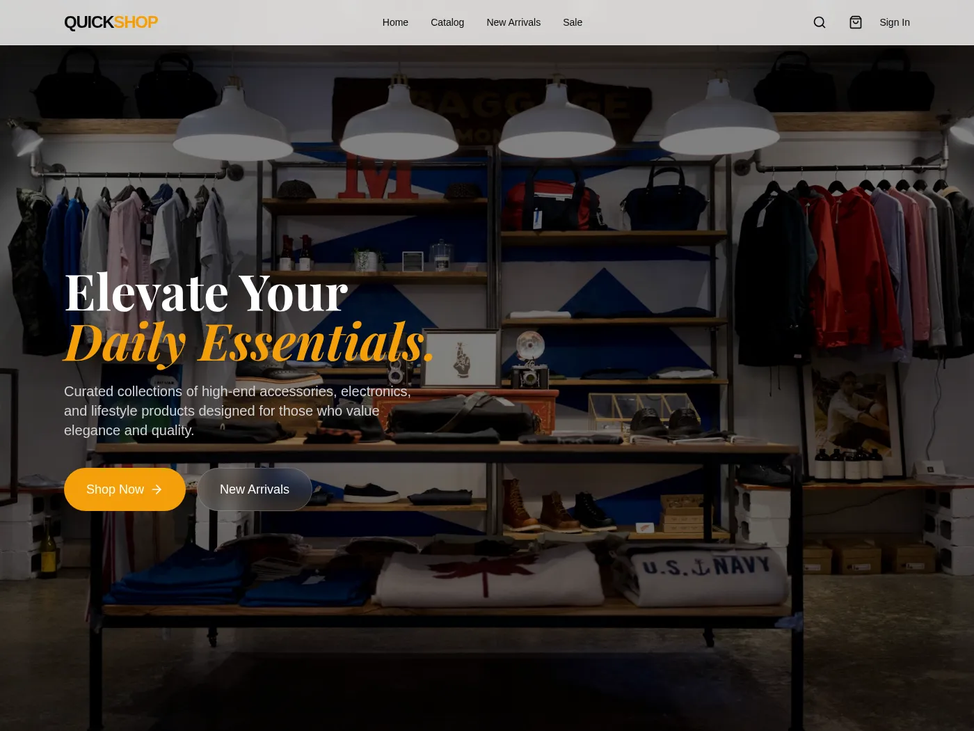 QuickShop Online Store