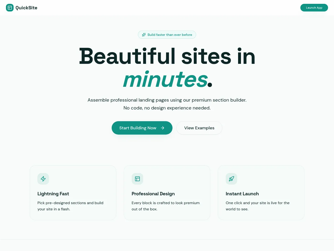 QuickSite Builder