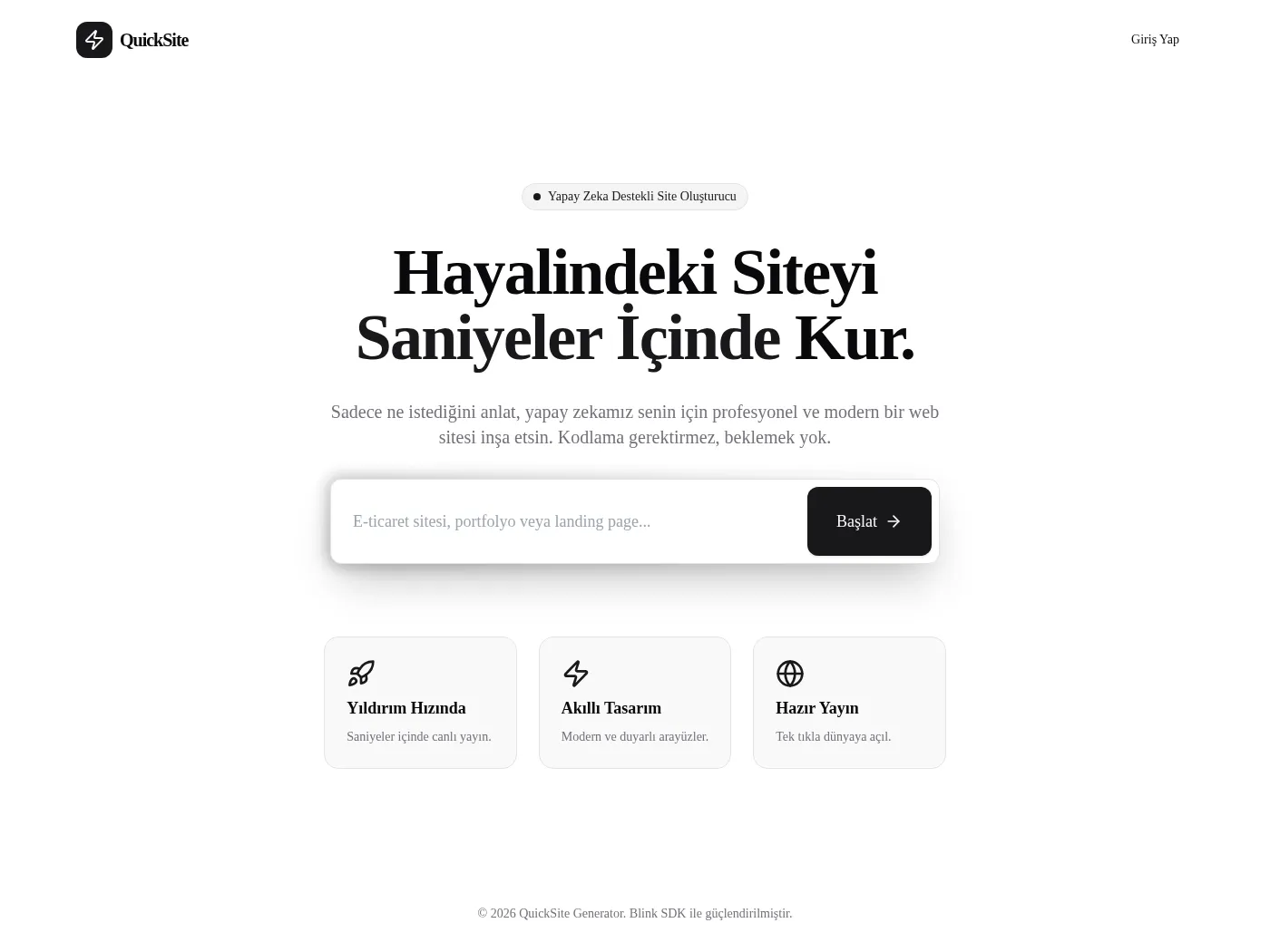 QuickSite Generator