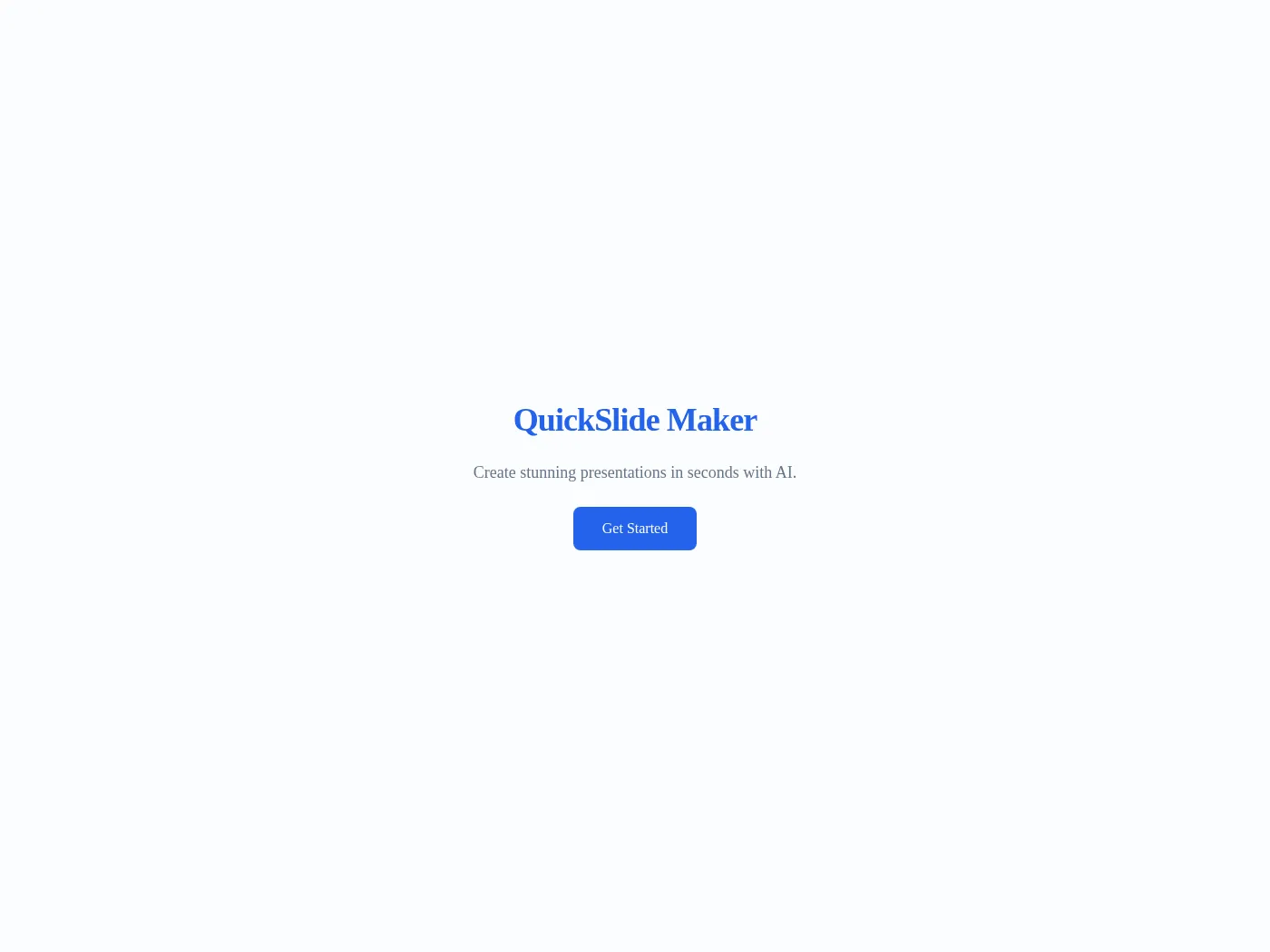 QuickSlide Maker