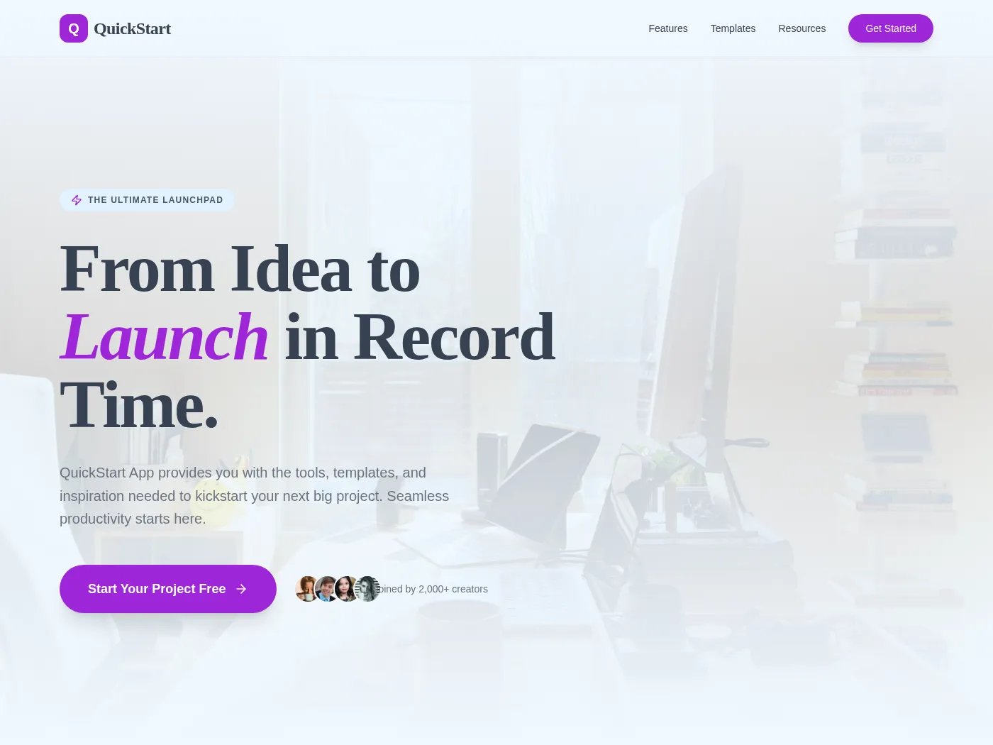 QuickStart App