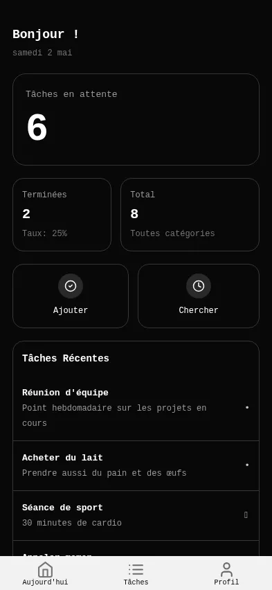 QuickStart Mobile App