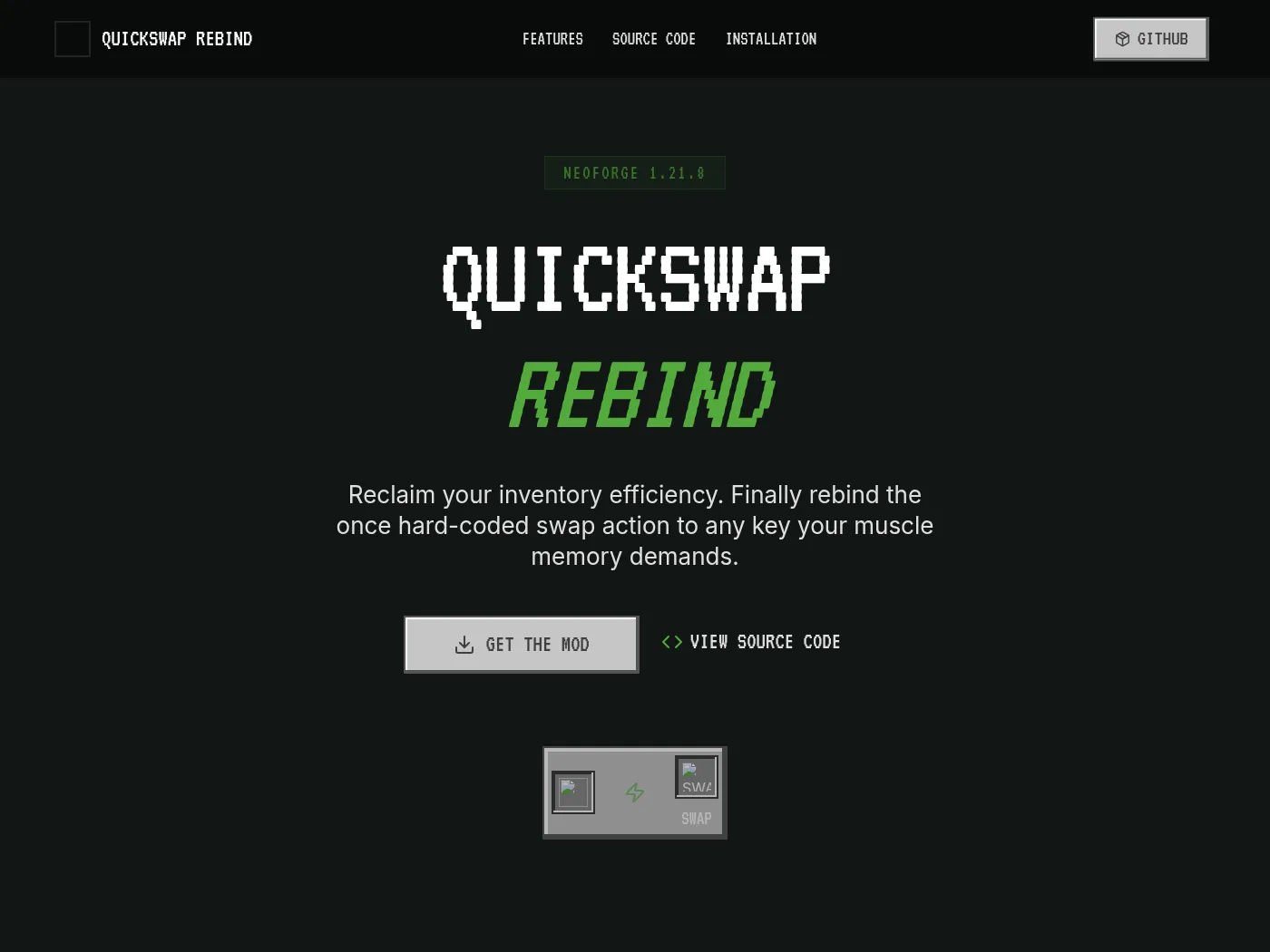 QuickSwap Rebind Mod