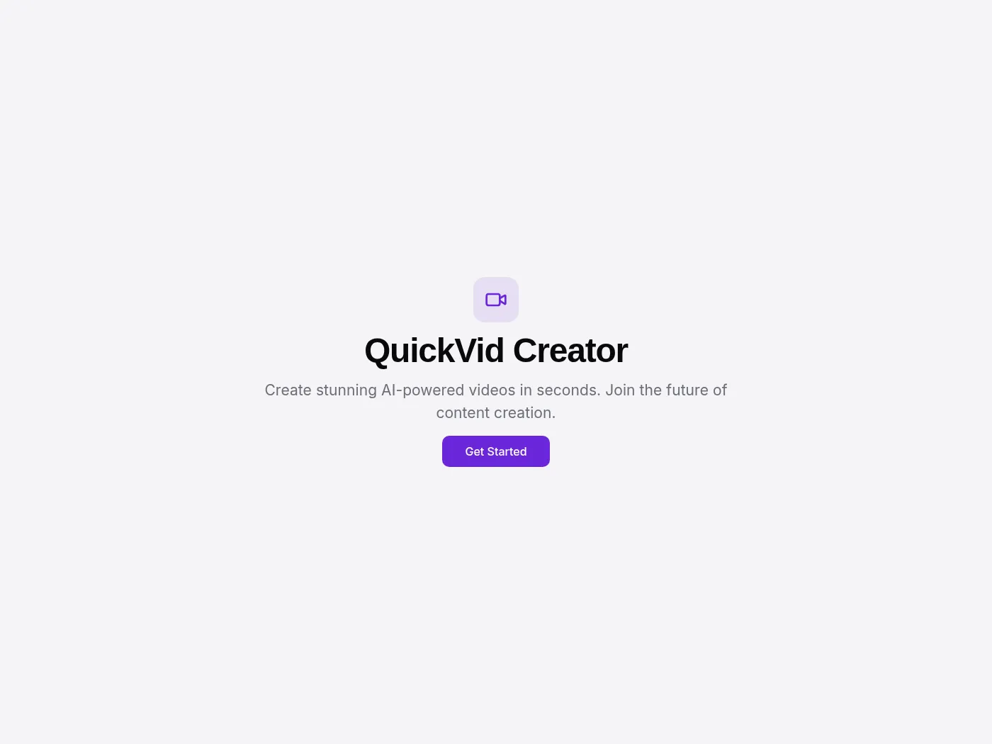 QuickVid Creator