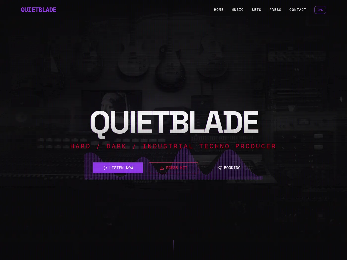 QuietBlade Portfolio Hub