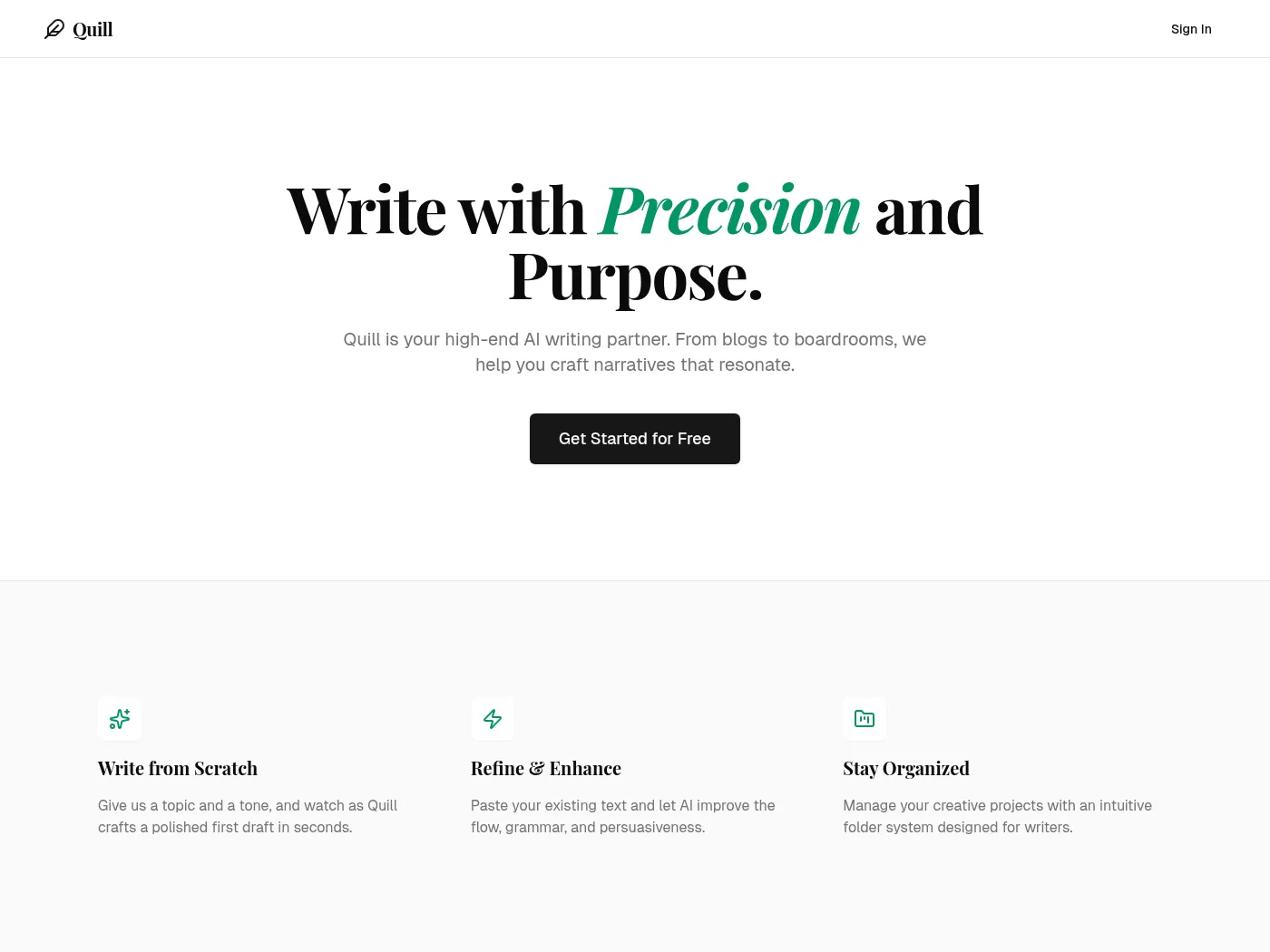 Quill AI Writer