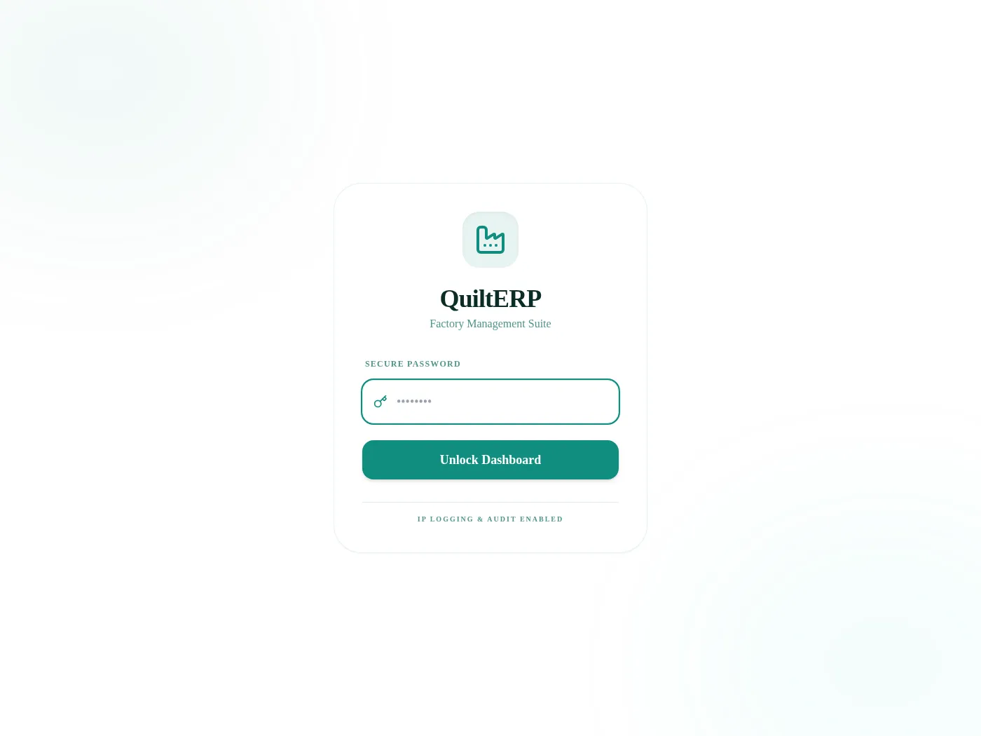QuiltERP Textile Suite