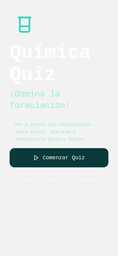 Química Quiz Master