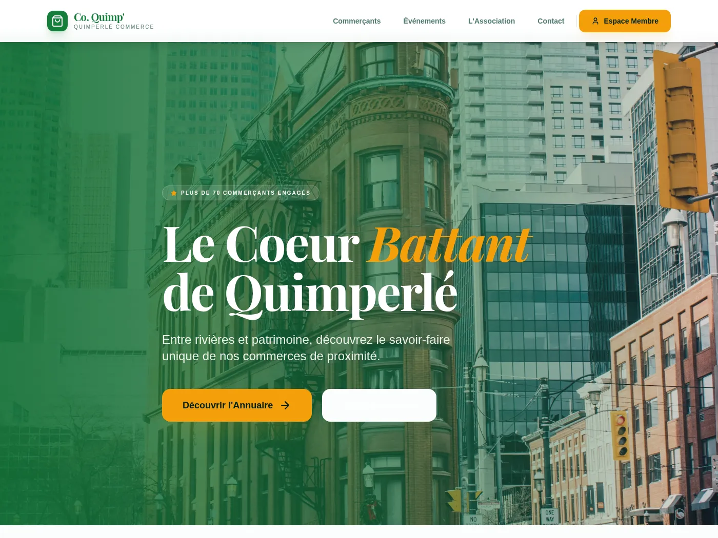 Quimperlé Commerce Hub