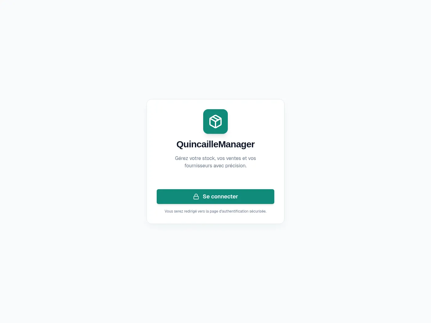 Quincaillerie Manager
