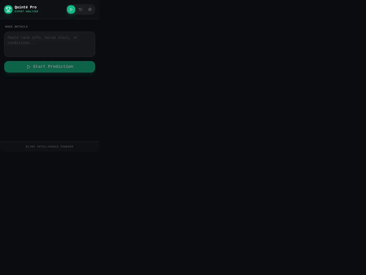Quinté Pro Horse Predictor