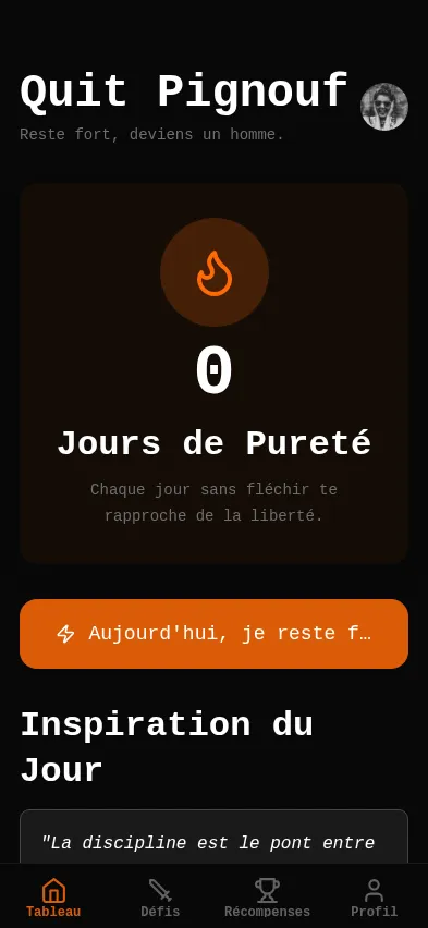 Quit Pignouf App