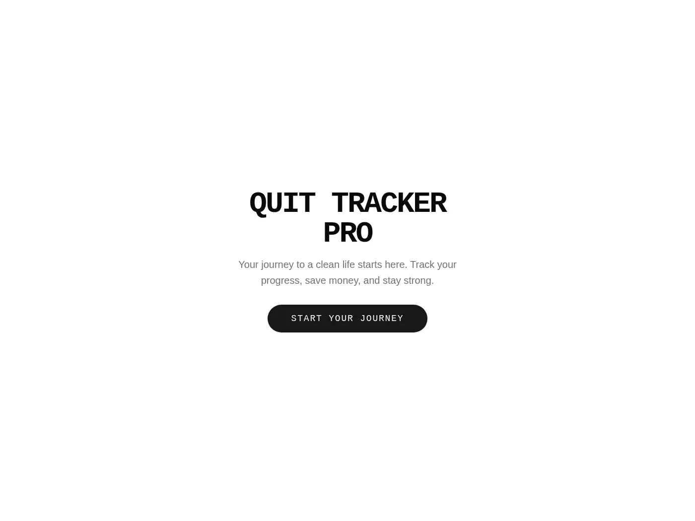 Quitting Tracker Pro