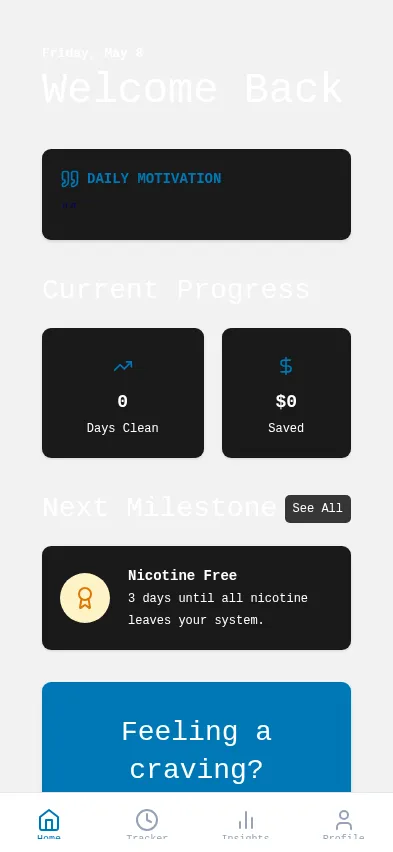 QuitVape Tracker