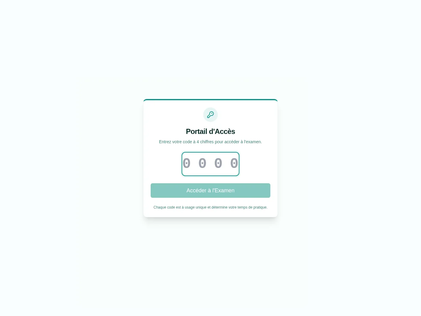 QuizMaster Access Portal
