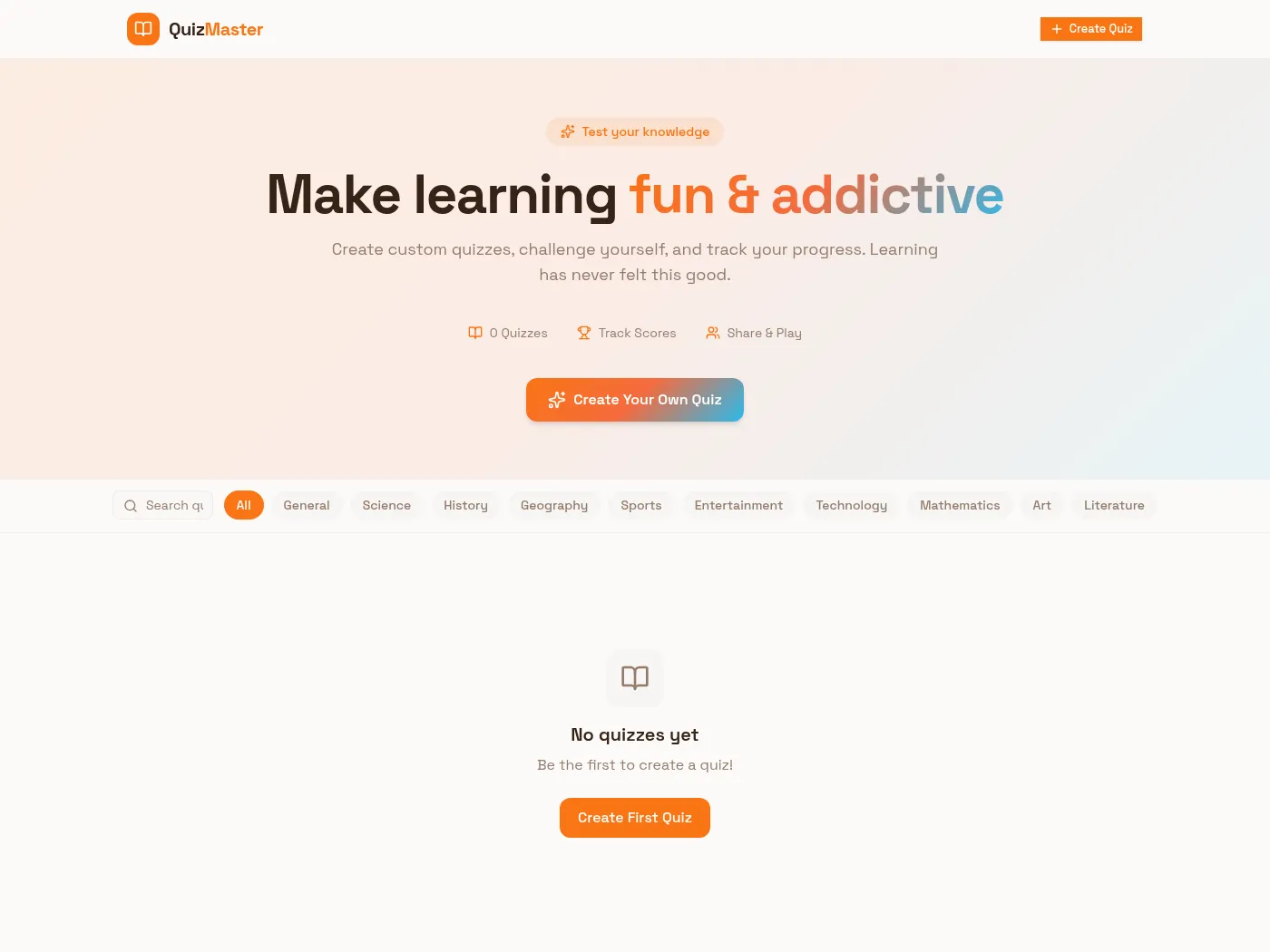 QuizMaster App