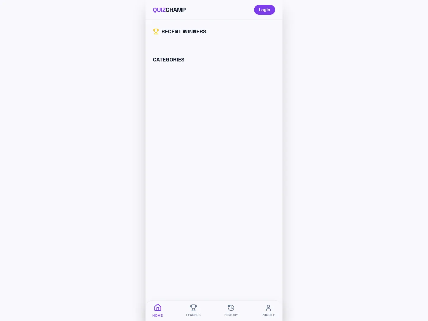 QuizChamp Web App