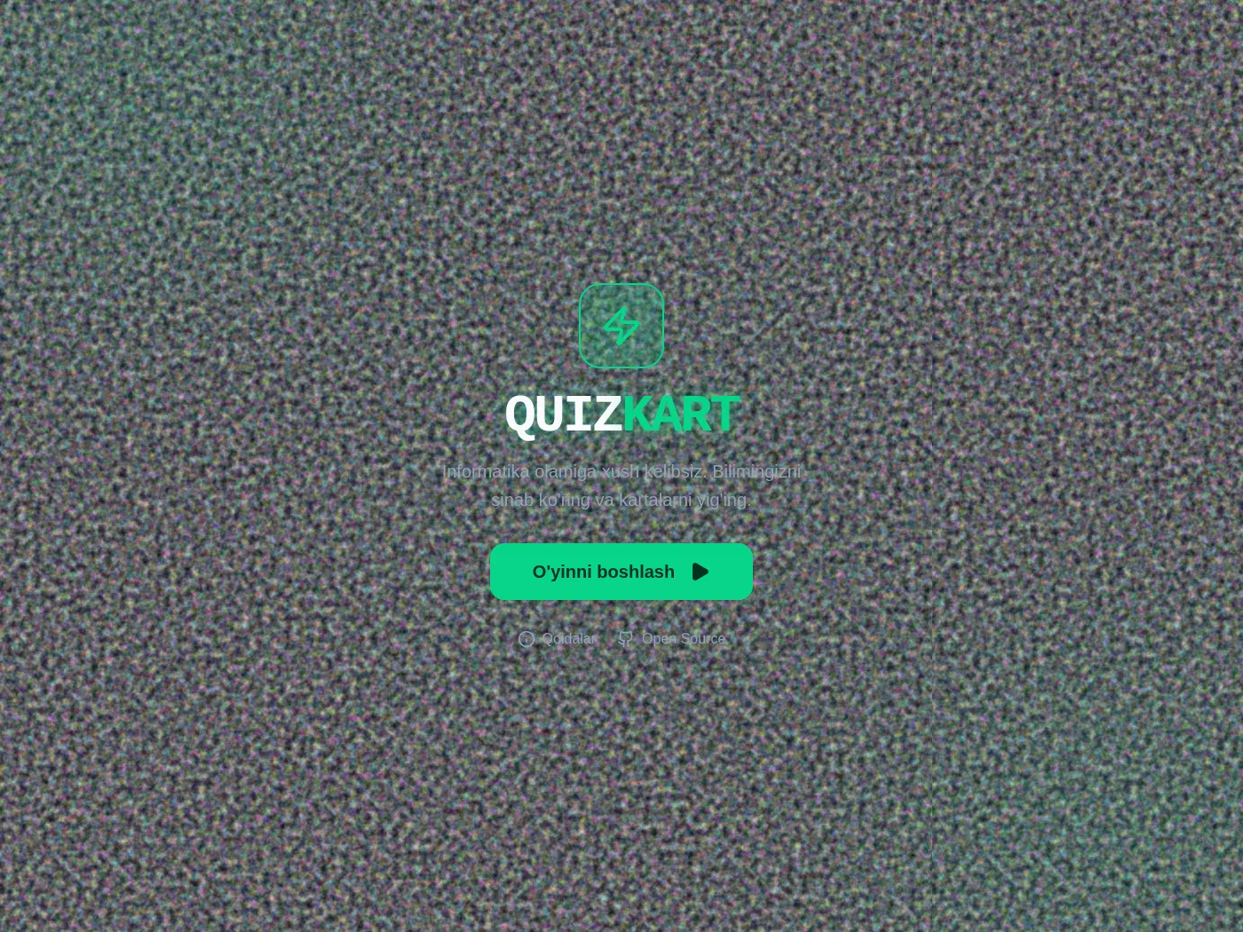 QuizKart Informatics Game