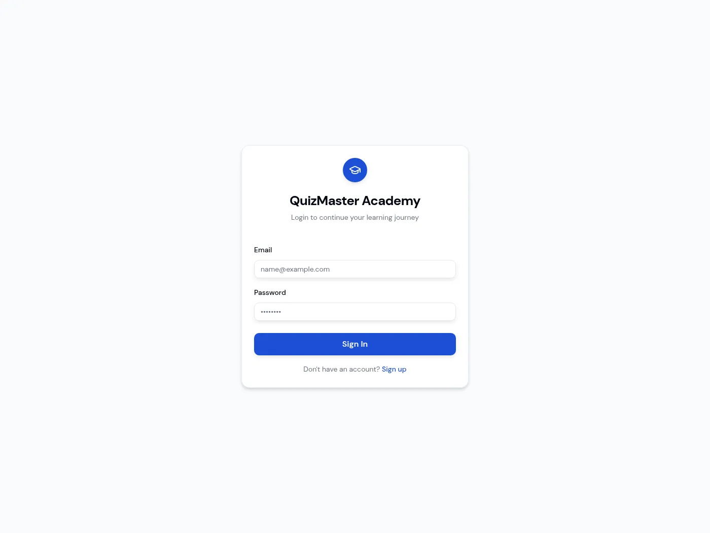 QuizMaster Academy