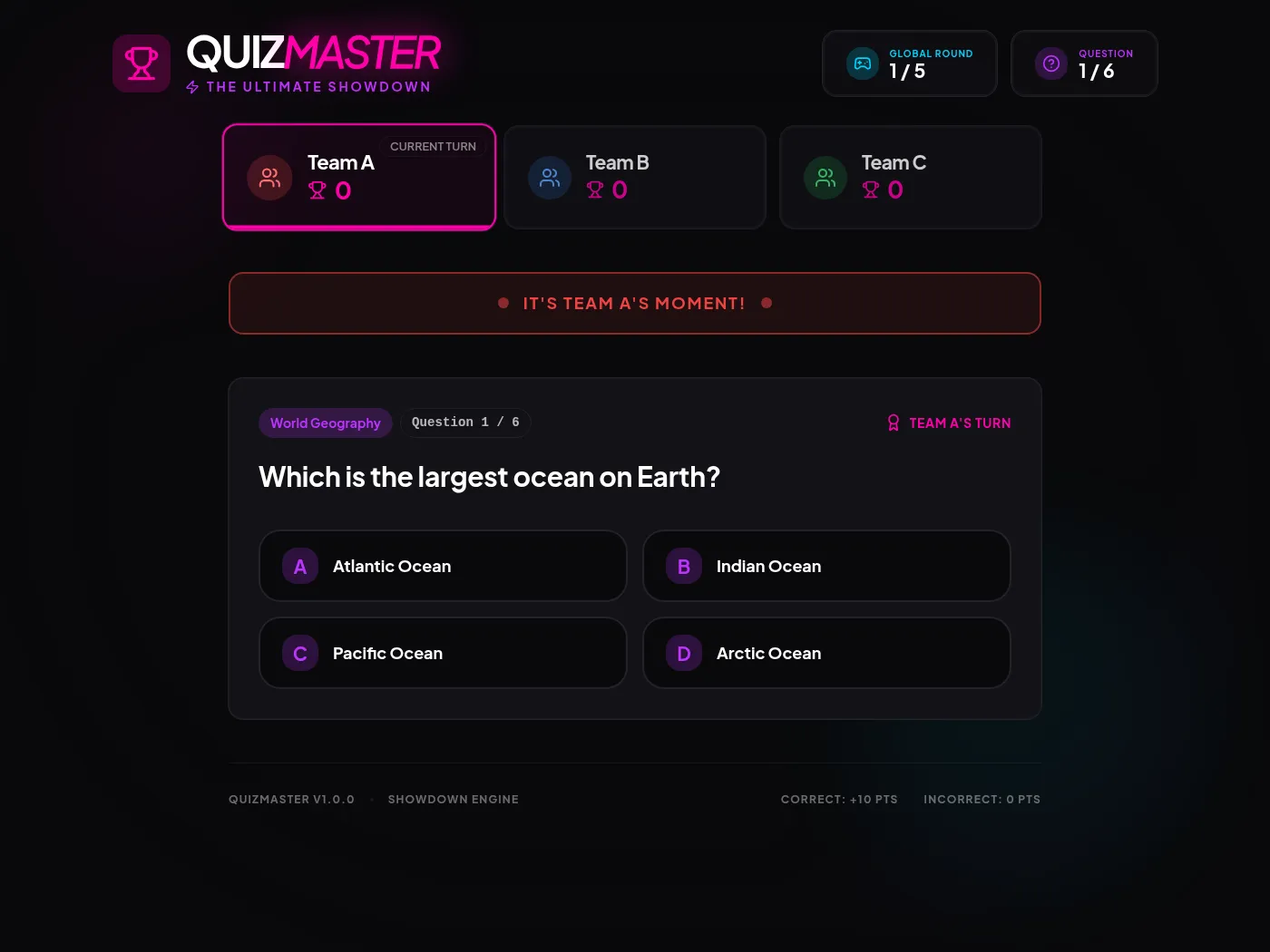 QuizMaster Showdown