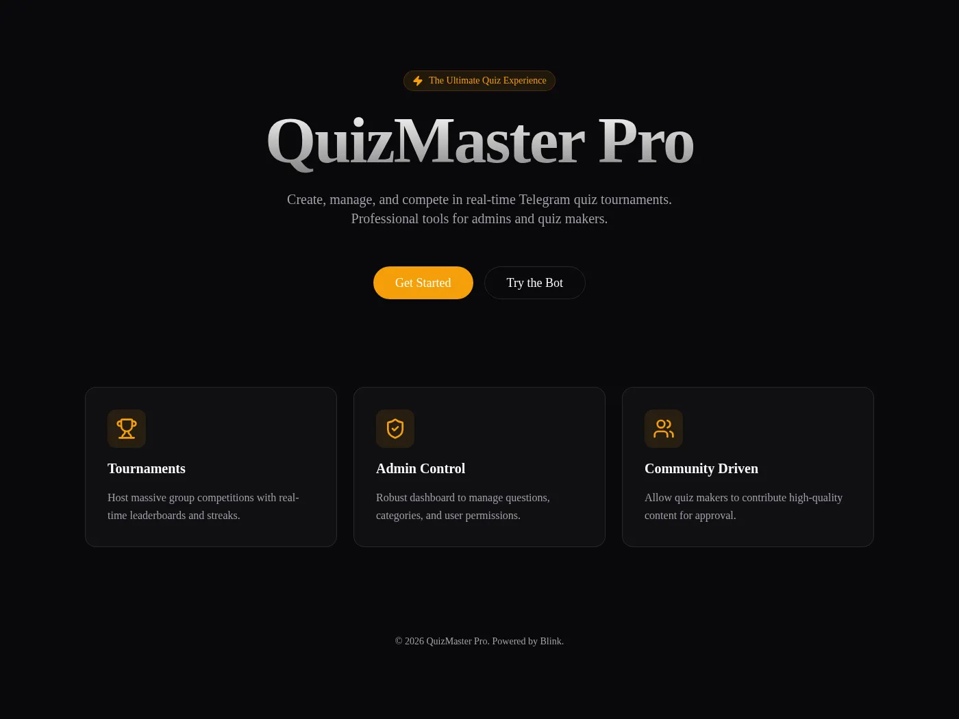 QuizMaster Pro Bot Suite