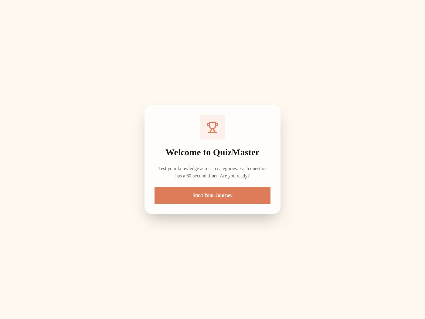 QuizMaster Web App