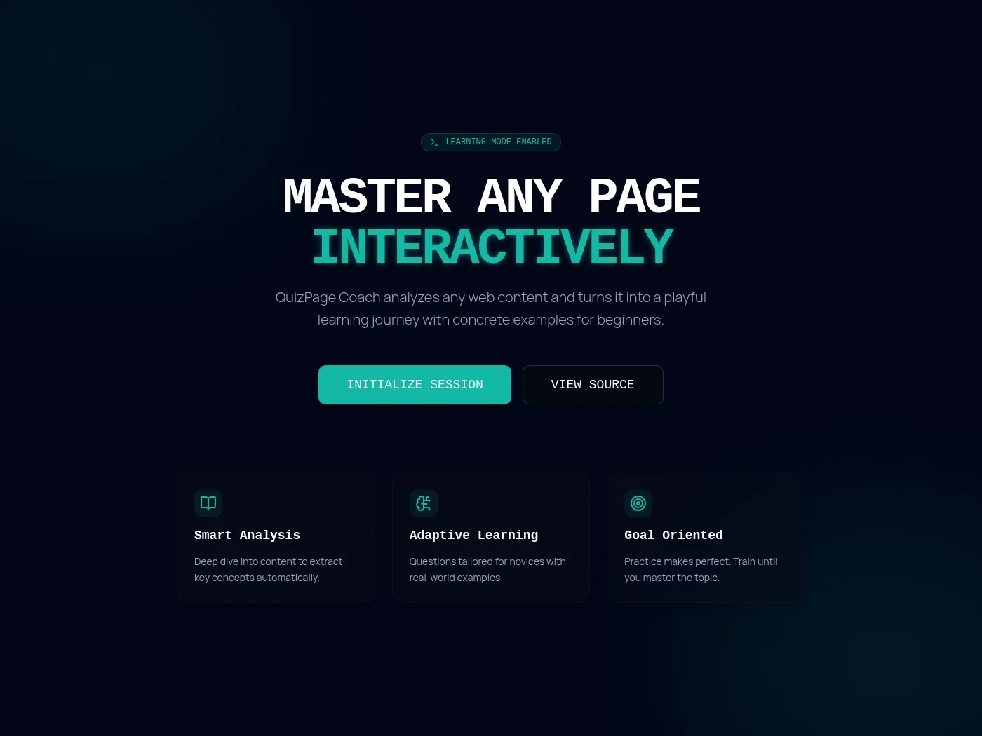 QuizPage Coach