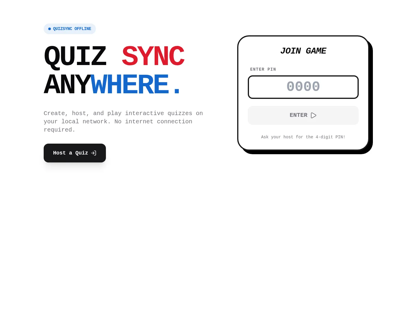 QuizSync Offline