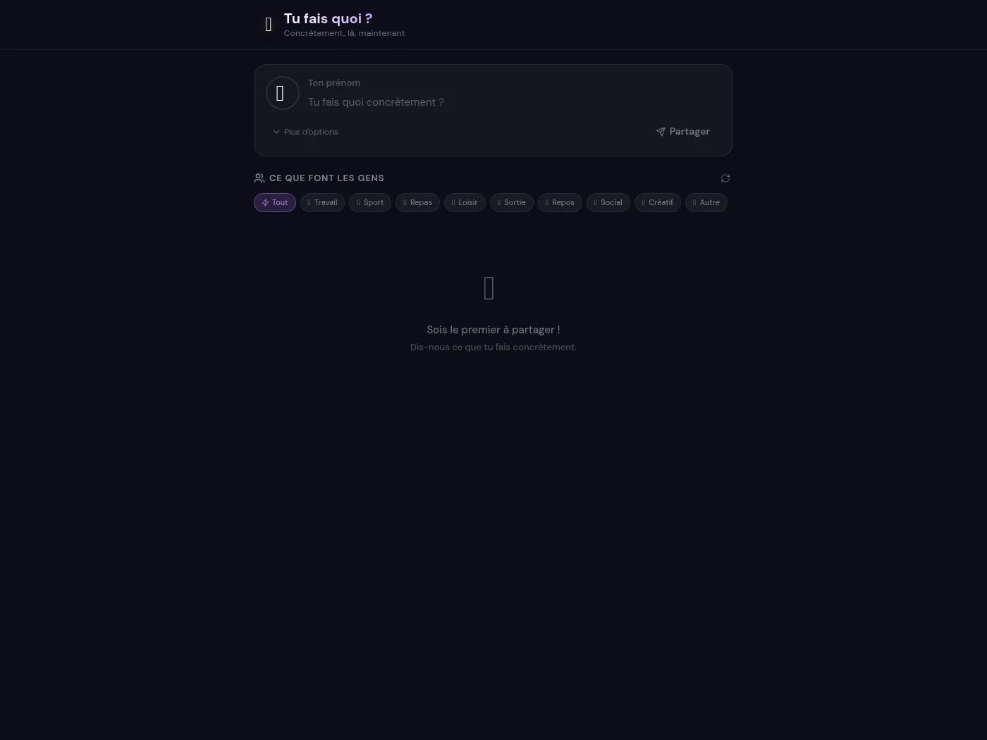 Quoi Concrètement App
